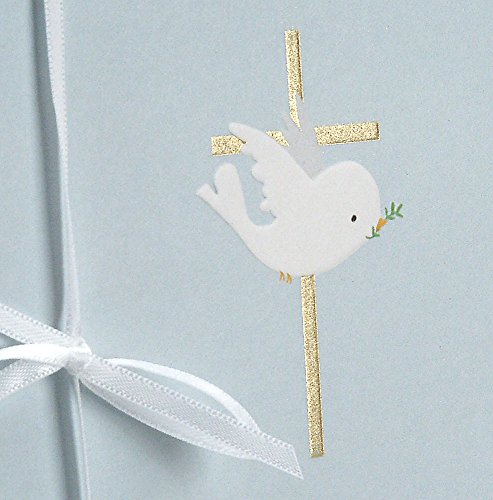 Dayspring Baptism Card for Baby Boys (Dove Cross) (0399RZA1002)