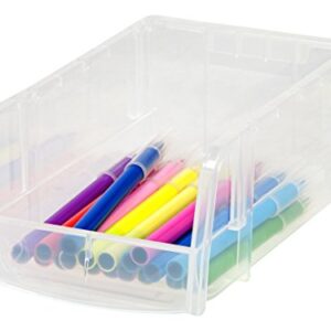 IRIS USA S Clear 12PK IRIS Small Bin