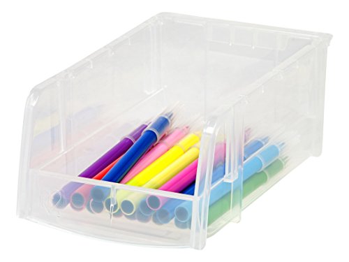 IRIS USA S Clear 12PK IRIS Small Bin