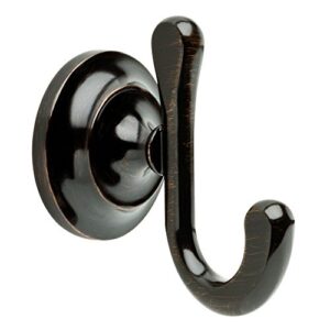 delta kennison single multi-purpose robe hook in venetian bronze