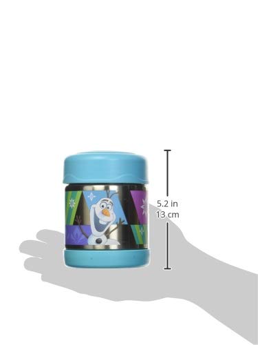 Genuine Thermos Frozen FUNTAINER Vacuum Insulated Stainless Steel Food Jar - Blue (10oz)