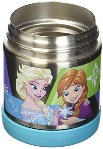 Genuine Thermos Frozen FUNTAINER Vacuum Insulated Stainless Steel Food Jar - Blue (10oz)