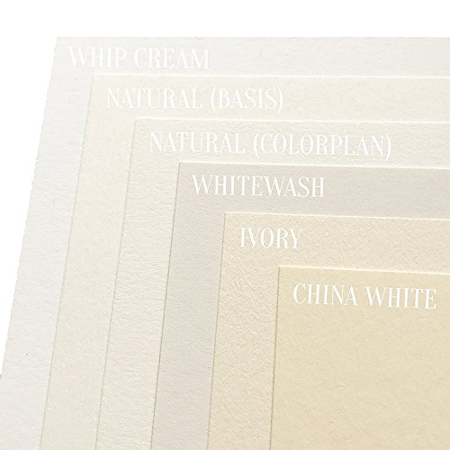 WHITEWASH WHITE 100% Recycled Cardstock Paper - 8.5 x 11 inch Premium 100 lb. Cover - 25 Sheets from Cardstock Warehouse