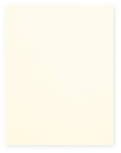 WHITEWASH WHITE 100% Recycled Cardstock Paper - 8.5 x 11 inch Premium 100 lb. Cover - 25 Sheets from Cardstock Warehouse