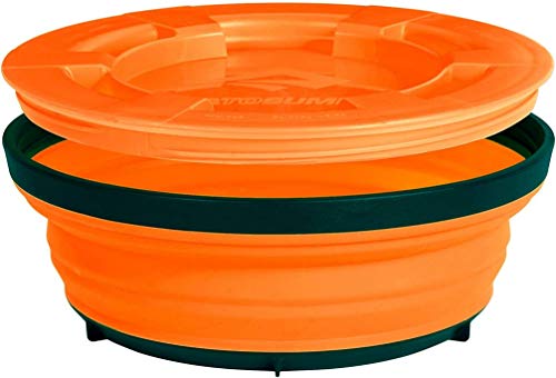 Sea to Summit X-Seal & Go Collapsible Food Storage Container, L (20 oz), Orange