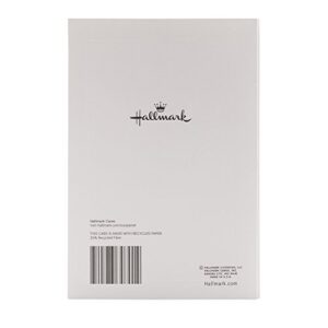 Hallmark Sympathy Card (White Floral Gray)