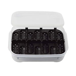 omem reptile breeding box reptile lizard incubation box, hatchery box, suitable for hatching snake, lizards, lions mane, reptiles (random color)