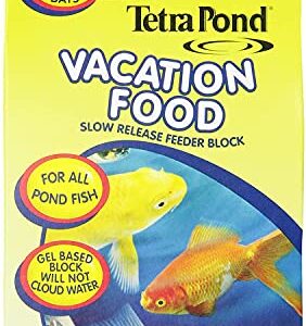 (4 Pack) TetraPond Vacation Food Slow Release Feeder Block, 3.45 Ounce Each