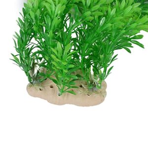 Saim 24" Large Aquarium Plants Artificial Plastic Fish Tank Plants Decorations Ornament for Fish Tank