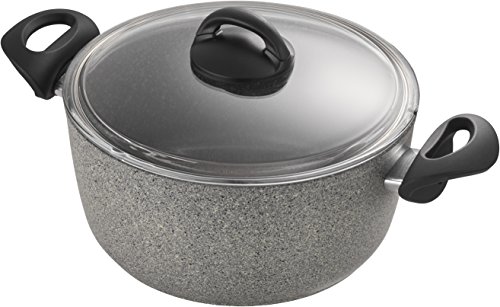 BALLARINI Parma by HENCKELS 4.8-qt Nonstick Dutch Oven with Lid, Made in Italy, Durable and Easy to clean