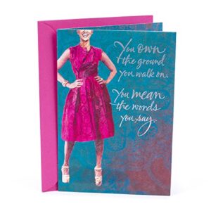 hallmark mahogany birthday card for her (woman), 5 x 7. 2 inches (0299rzd2021)