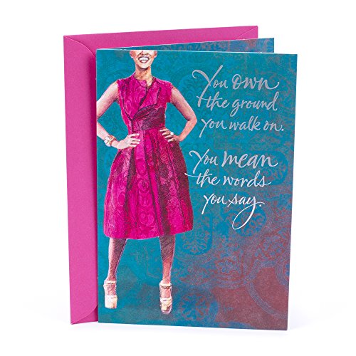 Hallmark Mahogany Birthday Card for Her (Woman), 5 x 7. 2 Inches (0299RZD2021)