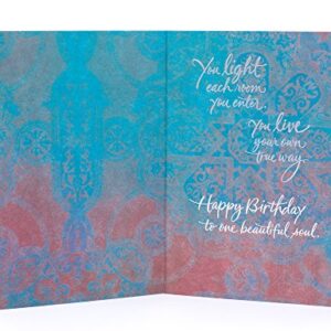 Hallmark Mahogany Birthday Card for Her (Woman), 5 x 7. 2 Inches (0299RZD2021)