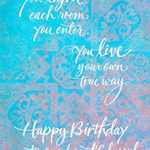 Hallmark Mahogany Birthday Card for Her (Woman), 5 x 7. 2 Inches (0299RZD2021)