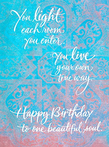 Hallmark Mahogany Birthday Card for Her (Woman), 5 x 7. 2 Inches (0299RZD2021)