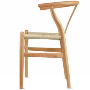 2xhome Bone Wooden Dining Chair, Natural