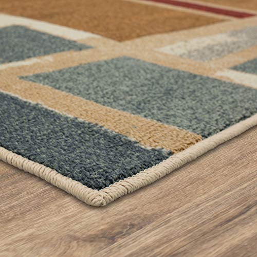 Mohawk Home Soho Regnar Geometric Squares Area Rug Set, 1'6"x2'6", 1'8"x5', 5'x7', Multi