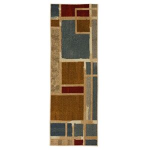 Mohawk Home Soho Regnar Geometric Squares Area Rug Set, 1'6"x2'6", 1'8"x5', 5'x7', Multi