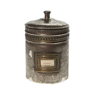 himalayan trading post, cafe tin sugared lemon candle 9oz