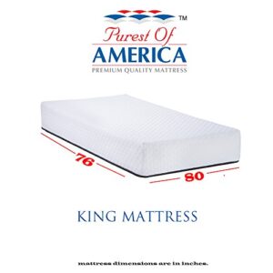 Orthosleep Products 9 Inch Double Layered Memory Foam Mattress Size King