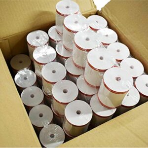 BuyRegisterRolls [50 GSM Paper Thickness Coreless] 3 1/8 x220 Thermal Paper Rolls (50 Rolls) For TM-T88III, TM-T88IV, TM-T88V, TSP100, CT-S300, CT-S2000, M129B, M129C