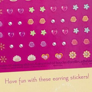 Hallmark Birthday Greeting Card for Kids (Disney Princess Earring Stickers)