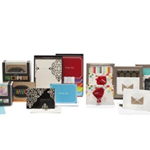 Hallmark Boxed Thank You and Blank Cards Assortment (Four Assorted Designs, 40 Note Cards and Envelopes), 5WDN2066