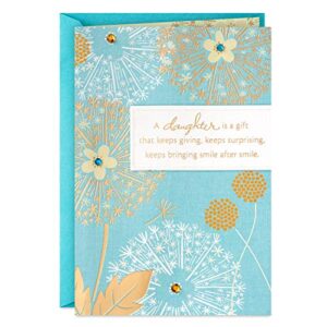 hallmark birthday card for daughter (flowers)