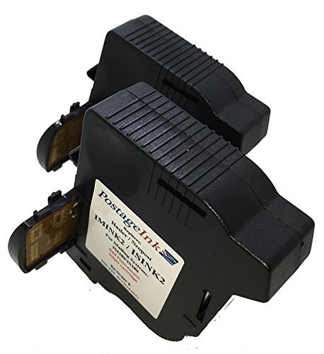 PostageInk.com ISINK2 / IMINK2 / Sure.Jet # 4145144H Non-OEM Ink Cartridge Replacements for IS280 and IM280 Machines, Pack of 2