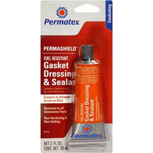 permatex 85420 2 pack 2 oz. permashield fuel resistant gasket dressing and flange sealant