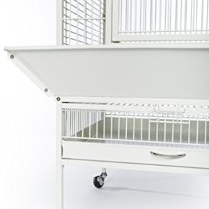 Prevue Pet Products 34522 Dometop Bird Cage, Large, Chalk White