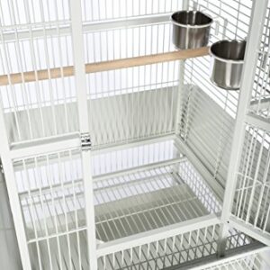 Prevue Pet Products 34522 Dometop Bird Cage, Large, Chalk White