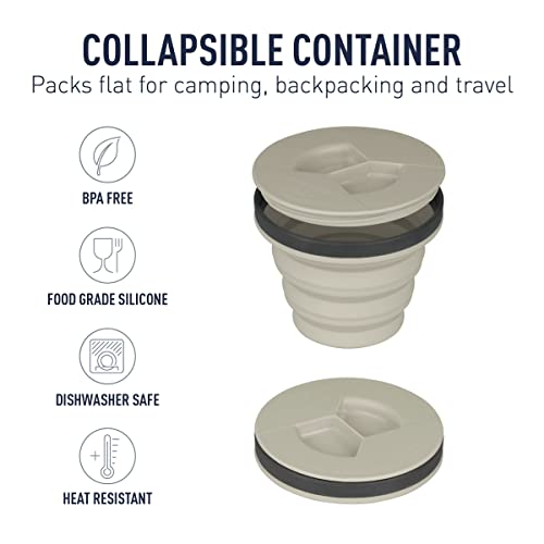 Sea to Summit X-Seal & Go Collapsible Food Storage Container, XL (28.8 oz), Royal Blue