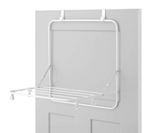 whitmor over the door drying rack, white