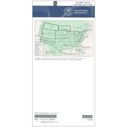 FAA Chart: Enroute Low Altitude L13/14 ELUS13 (Current Edition)