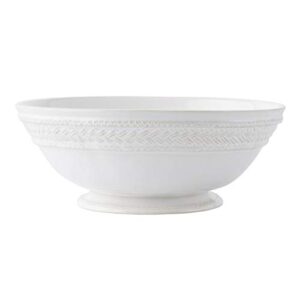 juliska le panier whitewash footed fruit bowl