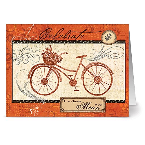 Note Card Cafe Christmas Greeting Card Set with Envelopes | 72 Pack | Blank Inside, Glossy Finish | Fall Blessings | Bulk Set for Greeting Cards, Occasions, Birthdays