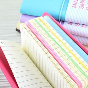 2 Pcs Random Colour Pocket Notebooks, 3x5 Inch Mixed Lined and Blank Paper Mini Order Notebooks With PU Leather Cover (2)