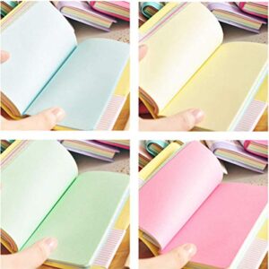 2 Pcs Random Colour Pocket Notebooks, 3x5 Inch Mixed Lined and Blank Paper Mini Order Notebooks With PU Leather Cover (2)