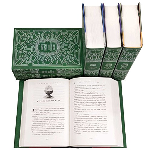 Juniper Books Harry Potter Boxed Set: Slytherin Edition | 7-Volume Hardcover Book Set with Custom Designed Dust Jackets | Author J.K. Rowling | Includes all 7 Harry Potter Series Books