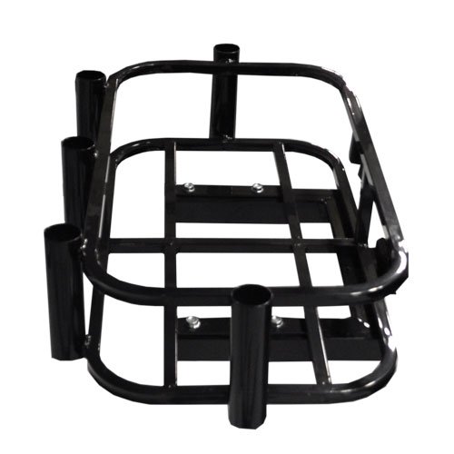 GTW Hitch Mount Cooler Rack & Rod Holder for GTW MACH3 Golf Cart Rear Seats | Compatible with EZGO, Club Car, and Yamaha Golf Cart Models | Fits Any 2 inch Receiver