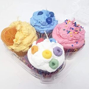 Bakery Box of Four Cupcake Candles