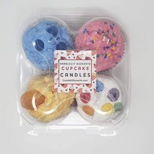 Bakery Box of Four Cupcake Candles