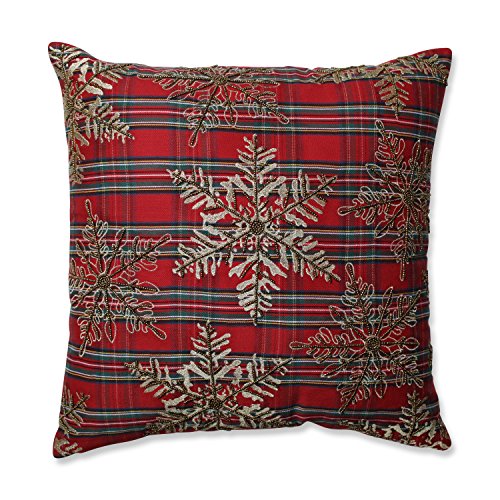 Pillow Perfect Stuart Red 18" Throw Pillow