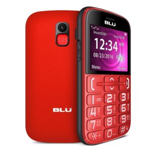 BLU JOY - 2.4", Factory Unlocked Phone - Red