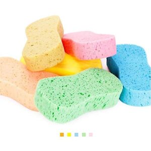 Lantee Large Sponges - Car Cleaning Supplies - Big 10 Pcs High Foam Cleaning Washing Sponge Pad for Car, Household Cleaning and Water Games