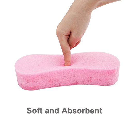 Lantee Large Sponges - Car Cleaning Supplies - Big 10 Pcs High Foam Cleaning Washing Sponge Pad for Car, Household Cleaning and Water Games