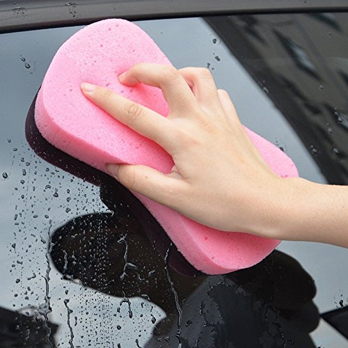 Lantee Large Sponges - Car Cleaning Supplies - Big 10 Pcs High Foam Cleaning Washing Sponge Pad for Car, Household Cleaning and Water Games