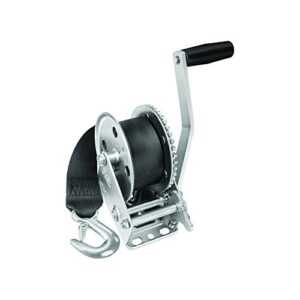 fulton 142203 single speed winch with 20' strap - 1500 lbs. capacity, 1 pack