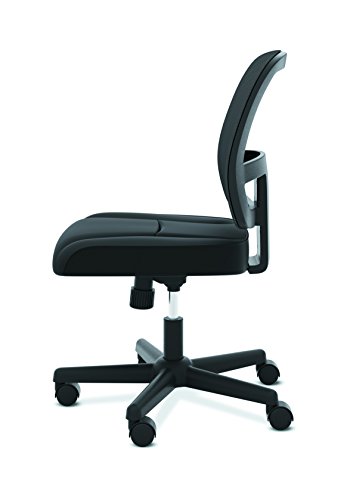 HON ValuTask Task Chair, Mesh Back Computer Chair for Office Desk, Black (HVL205)